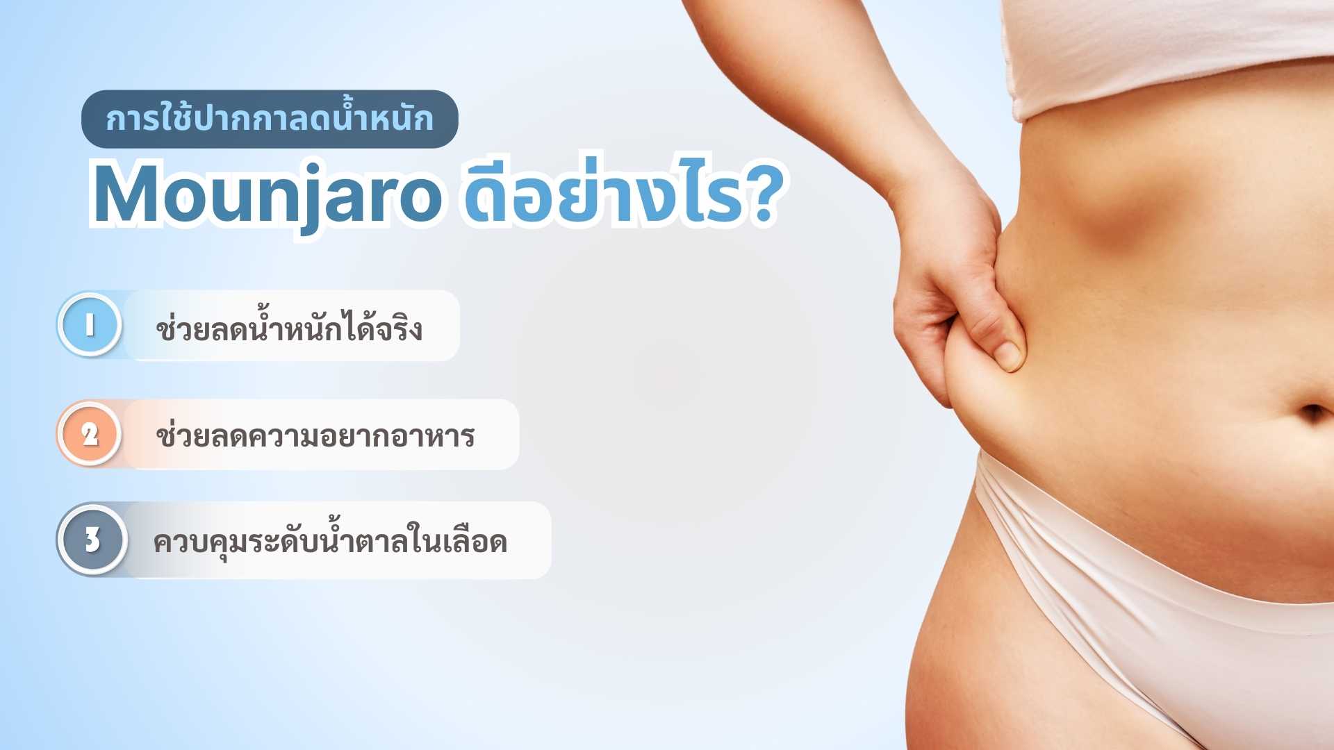 Mounjaro (มอนจาโร) คืออะไร ช่วยลดน้ำหนักได้อย่างไร - HERS Clinic